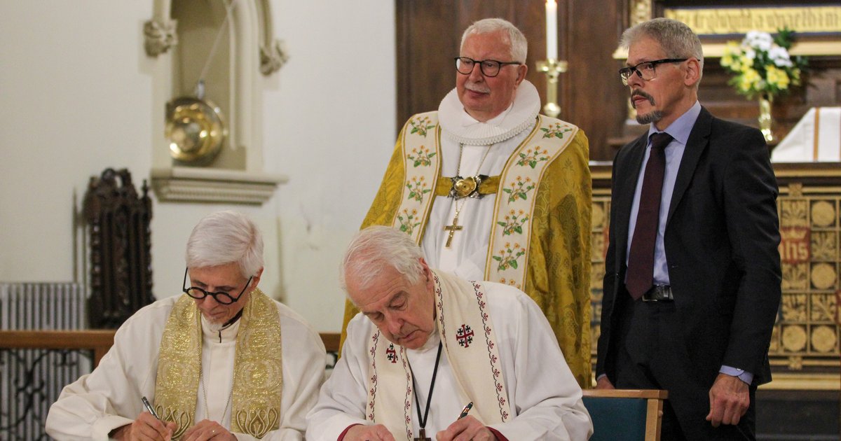 Special service in Cardiff sees the Evangelical Lutheran Church of the ...